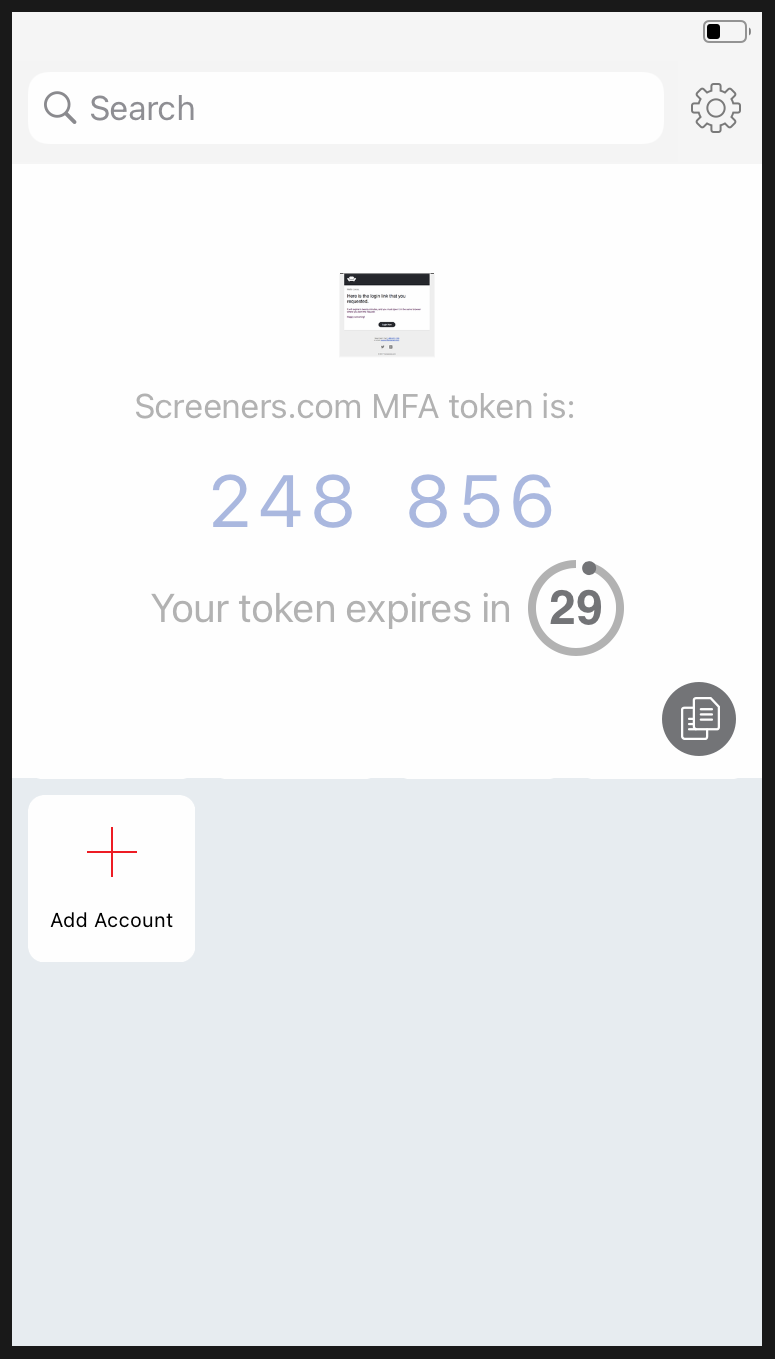 Enabling Multifactor Authentication (MFA) as a Reviewer – Screeners Viewers