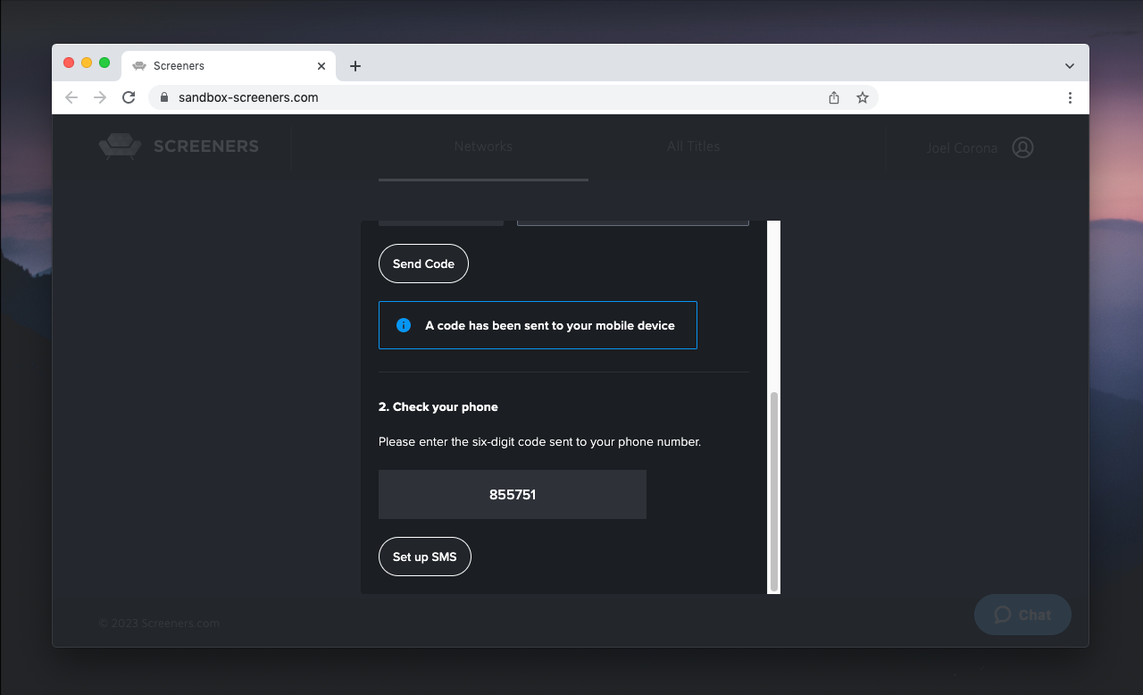 Enabling Multifactor Authentication (MFA) as a Reviewer – Screeners Viewers