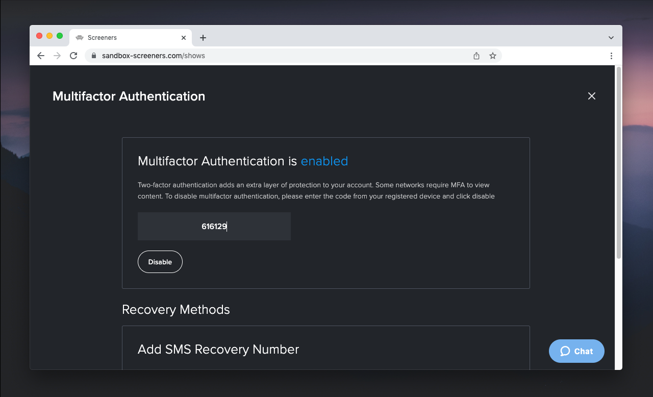 Enabling Multifactor Authentication (MFA) as a Reviewer – Screeners Viewers