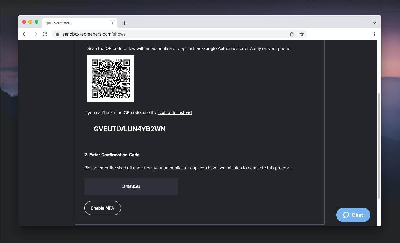 Enabling Multifactor Authentication (MFA) as a Reviewer – Screeners Viewers