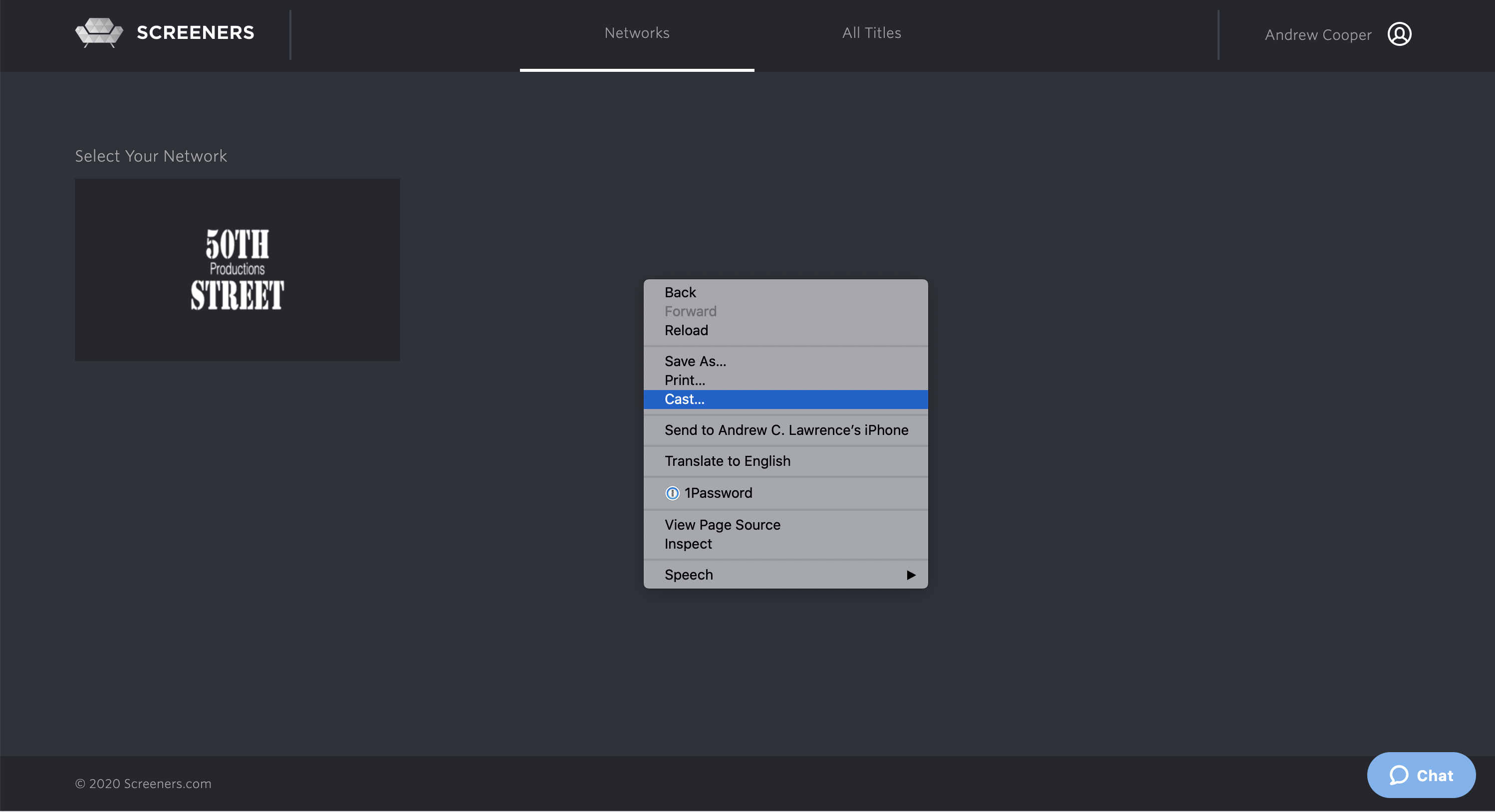 Can I watch Screeners.com on my TV via Chromecast? – Screeners Viewers